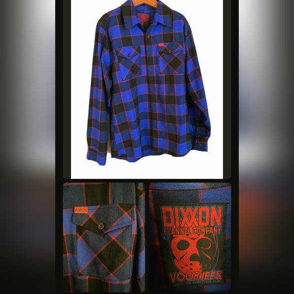 DIXXON | Shirts | Dixxon Flannel Jason Voorhees Xl Shirt New | Poshmark